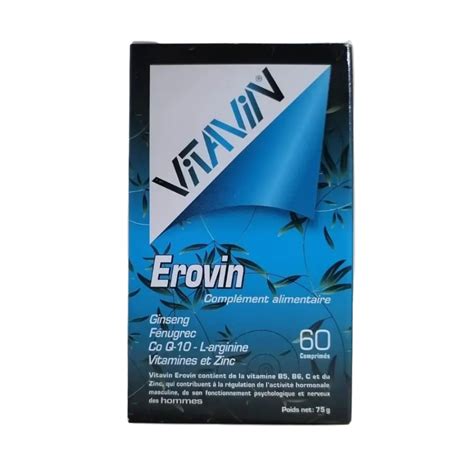 Vitavin Erovin 60 Comprimés Maroc Au Meilleur Prix Parachezvousma