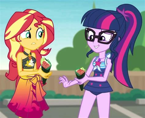 1675462 Safe Screencap Sci Twi Sunset Shimmer Twilight Sparkle
