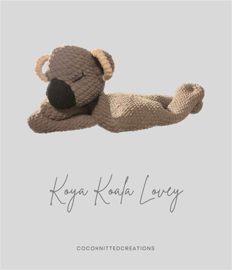 Koya Koala Lovey Crochet Pattern Ribblr