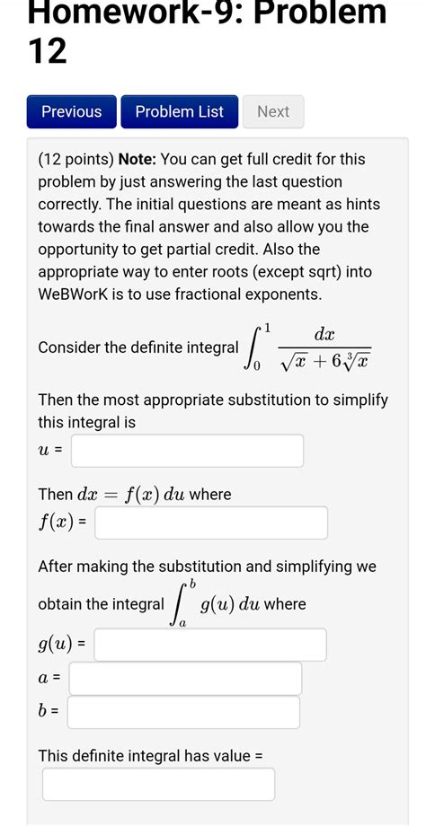 Solved Homework 9 Problem 12 12 Points Note You Can Get