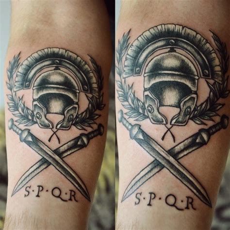 Roman Soldier Spqr Tattoo Rome Roman Legion Helmet Ancient Cut Out