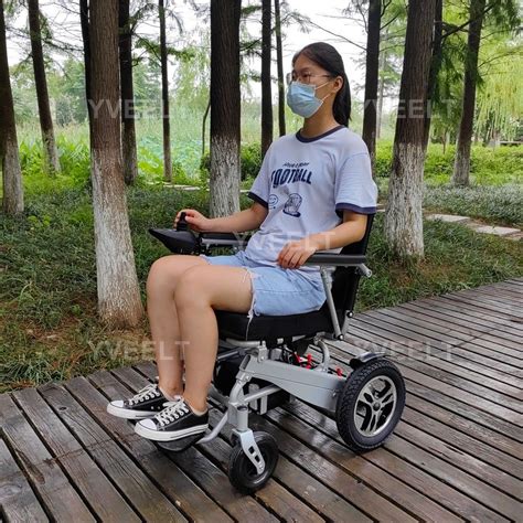 High Quality Lightweight Portable Lithium Battery Motorized Wheelchair