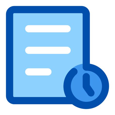 History Generic Blue Icon