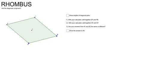 Rhombus Examples