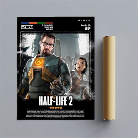 Half Life 2 Poster Gaming Room Poster Gaming Wall Poster Gaming