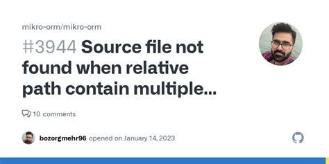 Source File Not Found When Relative Path Contain Multiple Double Dot · Issue 3944 · Mikro Orm