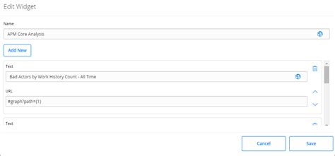 modify the content of an existing widget