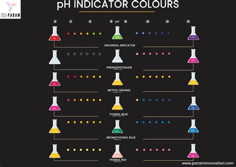 Ph Indicator Colour Infographics
