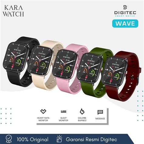 Smartwatch Digitec Wave Original Jam Tangan Kara Watch