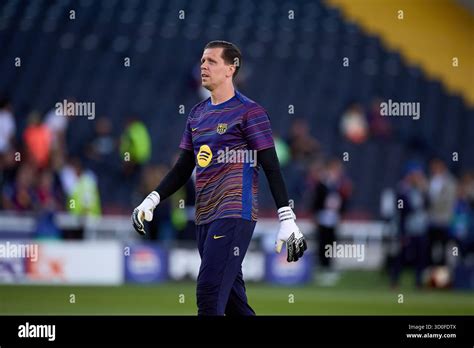 Wojciech Szczesny Of Fc Barcelona During The Uefa Champions League