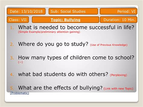 Set Induction Skill Ppt