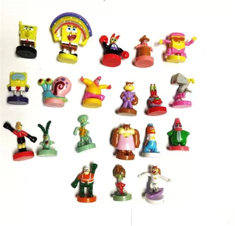 Bob Esponja Vuala Colección De 20 Figuras De Color Envío gratis