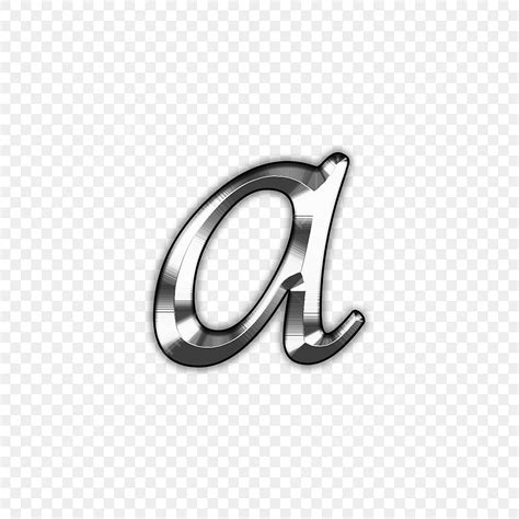 Silver Alphabet Png Image Small A Silver Alphabet Serif Font Style
