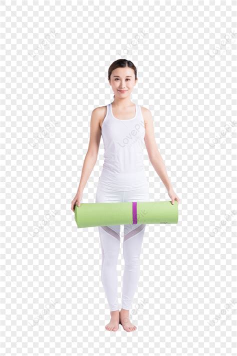 젊은 여자가 요가 Png 일러스트 무료 다운로드 Lovepik