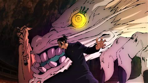 Jujutsu Kaisen Suguru Geto Dragon Glowing Eyes Bun Full Hd Wallpaper