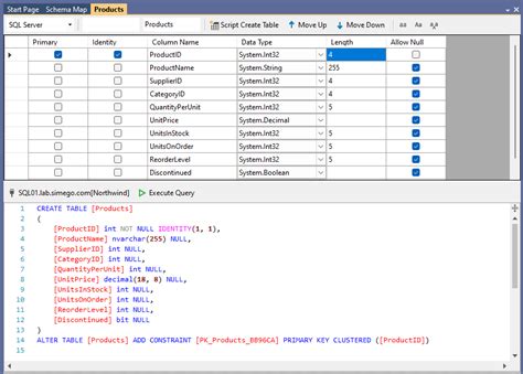 Schema Script Tool Simego Docs