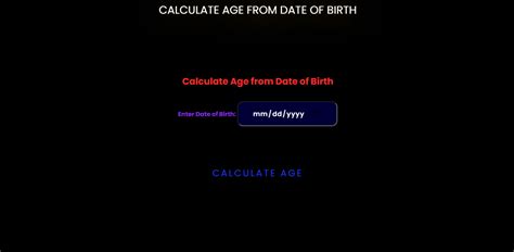 Github Code Name In Bcalculate Age From Date Of Birth Date Of Birth