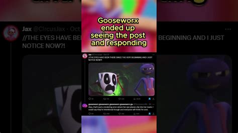 Gooseworx Debunks Gangles Mask Easter Egg In The Digital Circus Youtube