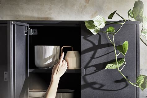 Bror Cabinet With 2 Doors Black 76x40x66 Cm 2978x1534x26 Ikea