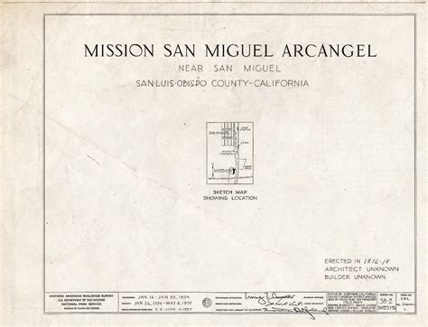 San Miguel Arcangel Mission Map