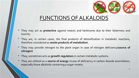 Alkaloids Types Biosynthesis And Functions Pptx