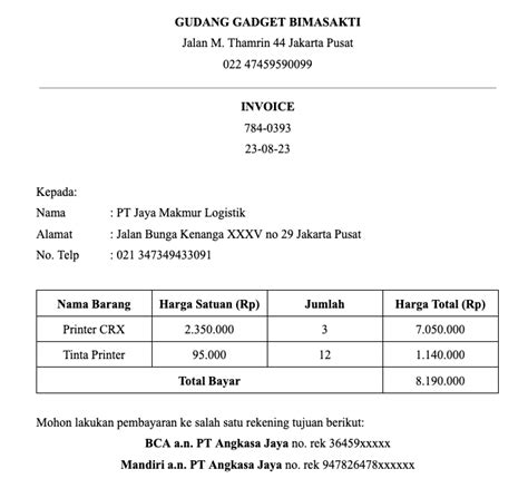 Perbedaan Tanda Terima Invoice Dengan Invoice Biasa Blog Doku