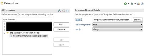 Main Menu Disappear In E4 Eclipse Stack Overflow