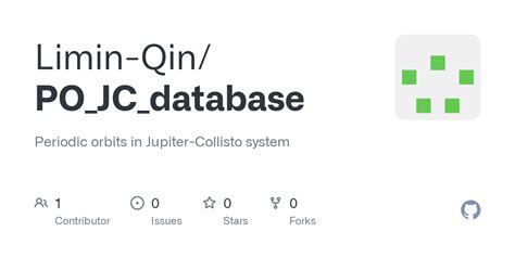 GitHub Limin Qin PO JC Database Periodic Orbits In Jupiter Collisto System