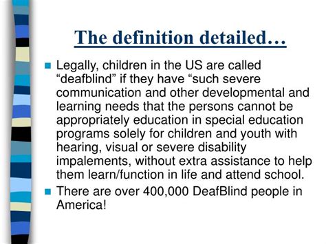 Ppt Deaf Blind Powerpoint Presentation Id4367951