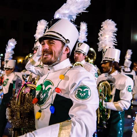 Csu Marching Band Illuminating Denvers Parade Of Lights On Dec 3