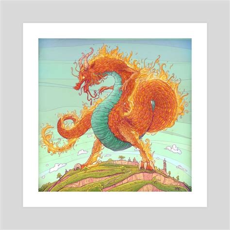 Dragon An Art Print By Michał Dziekan Inprnt