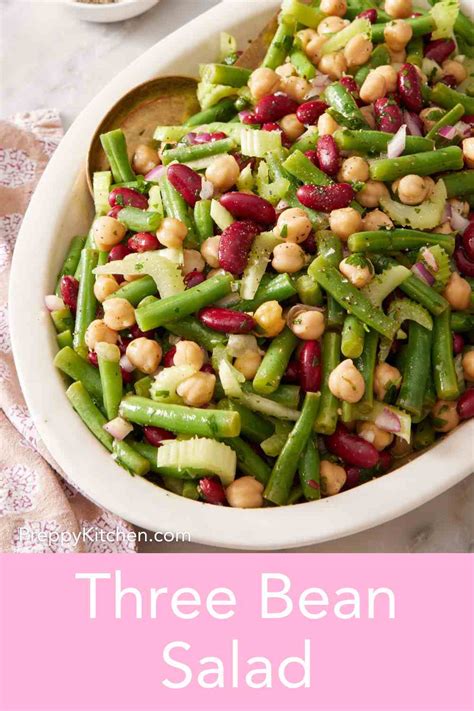Classic Three Bean Salad Recipe Preppy Kitchen