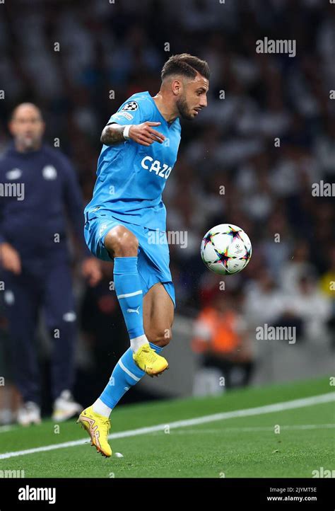 London Uk 7th Sep 2022 Jonathan Clauss Of Marseille During The Uefa Champions League Match