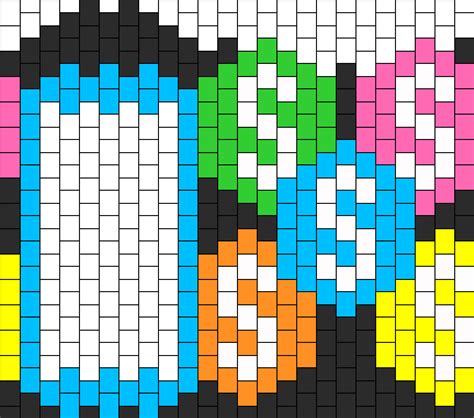 Tropical Skittles Ipod Touch Case Bead Pattern Peyote Bead Patterns Food Bead Patterns