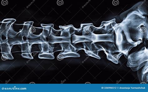 Mri Scan Of The Spine With Clear Visualisation Of The Intervertebral