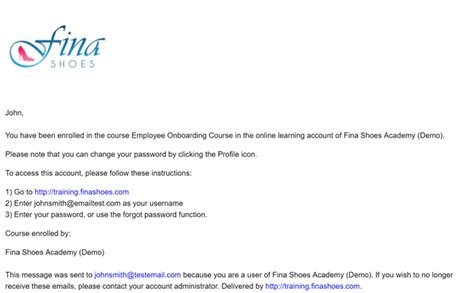 Email Template Content