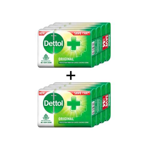 Dettol Original Germ Protection Bathing Soap Pack Of 4 Buy 1 Get 1