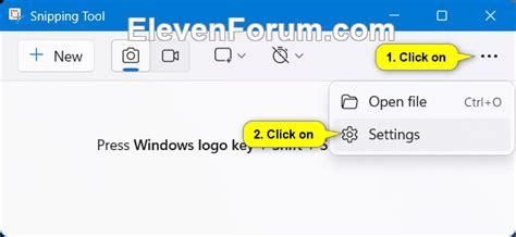 Change Default Folder to Save Screenshots by Snipping Tool app in Windows 11 | Windows 11 Forum