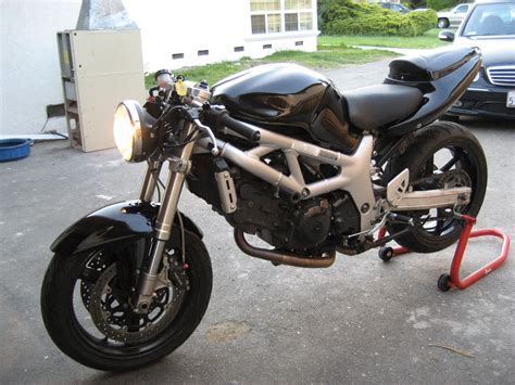 Sv 650 Front With Forks Cafe Racer Bikes Suzuki Motorcycle Cafe