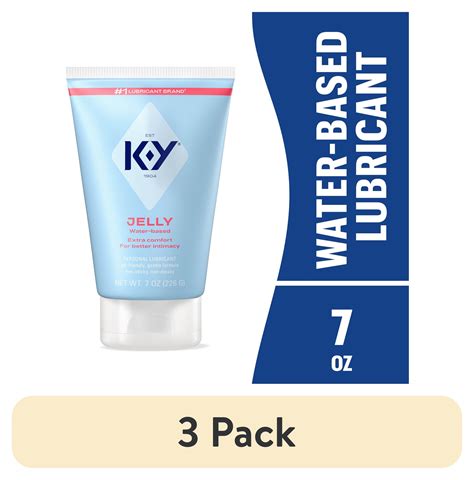 3 Pack K Y Jelly Personal Lubricant Water Based Lube For Sexual
