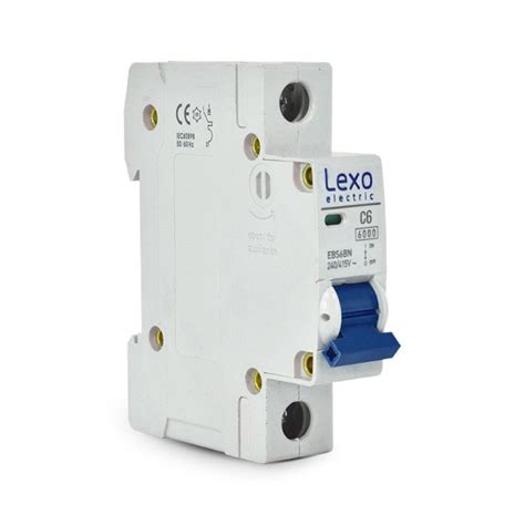 Interruptor Automático 6ka C 1x10a Lexo Meru Group