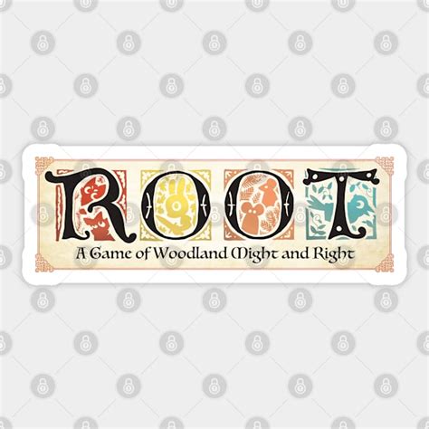 Root Game Root Sticker Teepublic