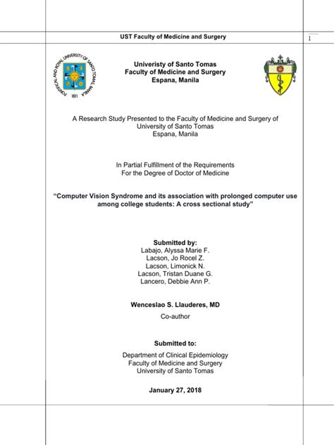Thesis Ver 2 0 Pdf Human Eye Validity Statistics