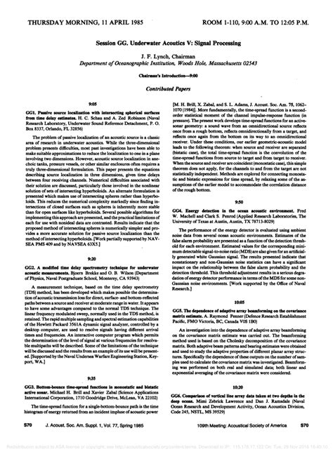 Pdf The Dependence Of Adaptive Array Beamforming On The Covariance Matrix Estimate