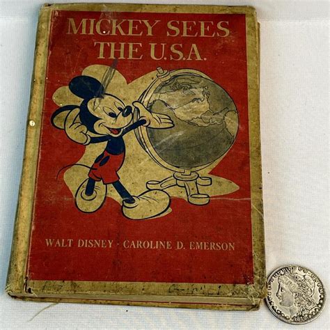 Lot 1944 Mickey Sees The Usa By Caroline D Emerson Walt Disney