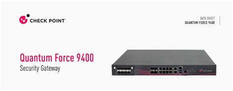 Quantum Force Check Points New Series Of Security Gateways Prog World