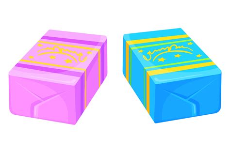 Candy Cube Wrap Sweet Fruit Cartoon Ico Graphic By Smartstartstocker · Creative Fabrica