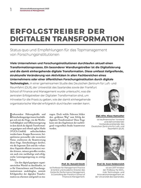 Erfolgstreiber Bei Der Digitalen Transformation Lemmens Medien Gmbh Online Shop