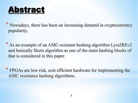 Efficient Hardware Accelerator Design For Crypto Ppt