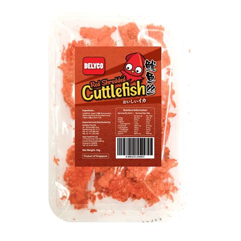 Delyco Cuttlefish Slice Red Shredded Bundle Of 10 Ntuc Fairprice